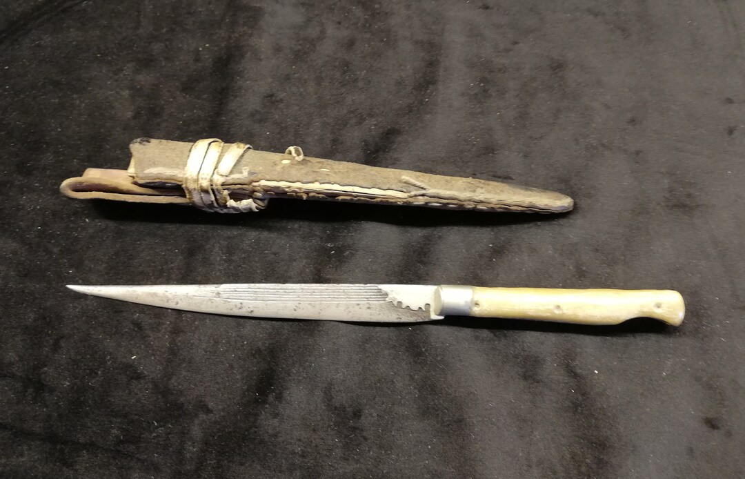 Mid Century, Ottoman Style Turkish Hand Made Traditional Sürmene Knife ...