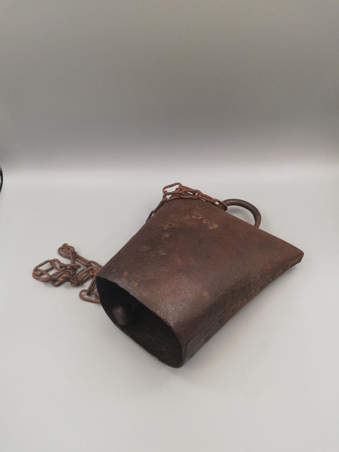Turkish Authentic HUGE (23-19-9cm) Tinned Bell Knocker at Chain - Camel ...