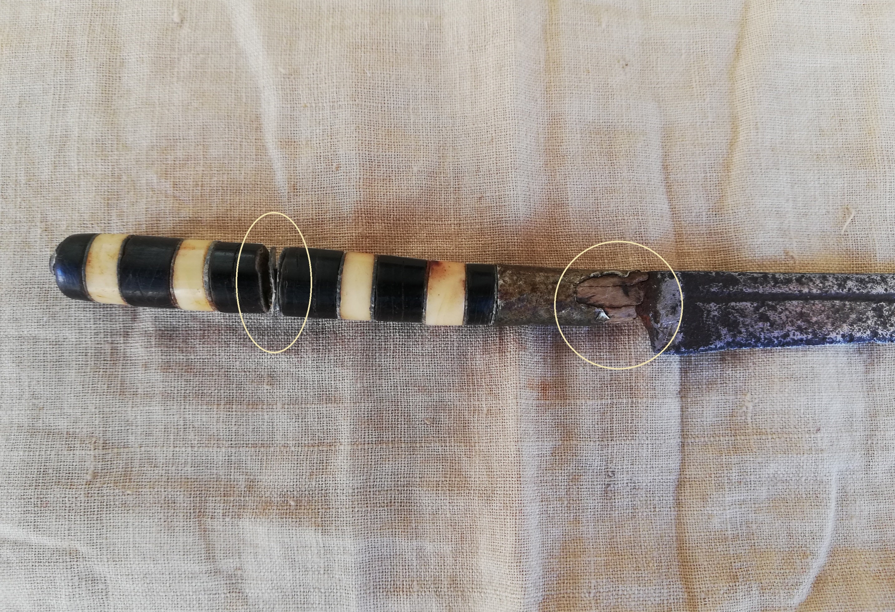 Ottoman Turkish Antique Sash Knife W/ Horn & Bone Handle - Etsy