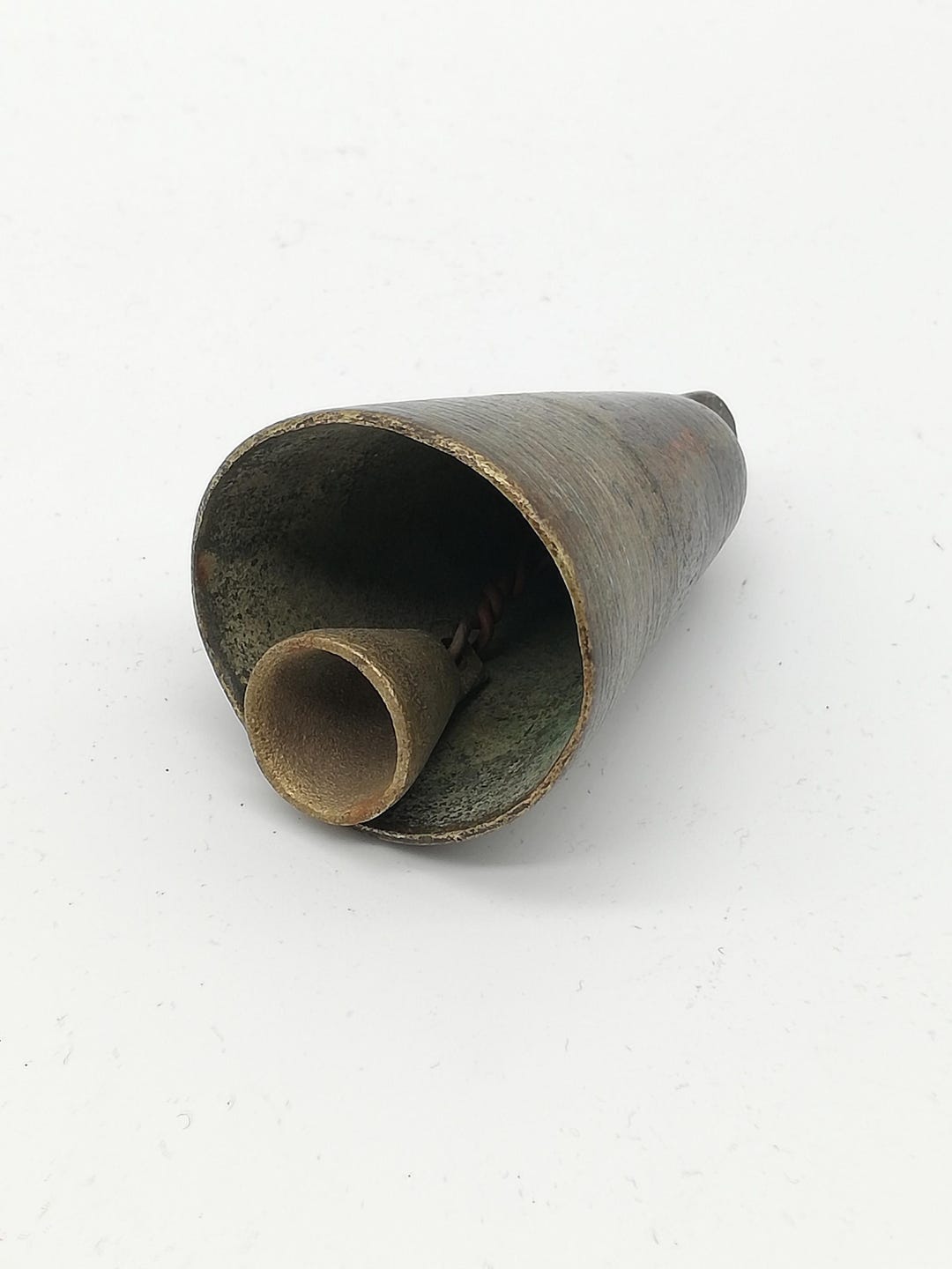 Turkish Authentic Bronze Conic Double Bell - Tuneful Sheep or Goat ...
