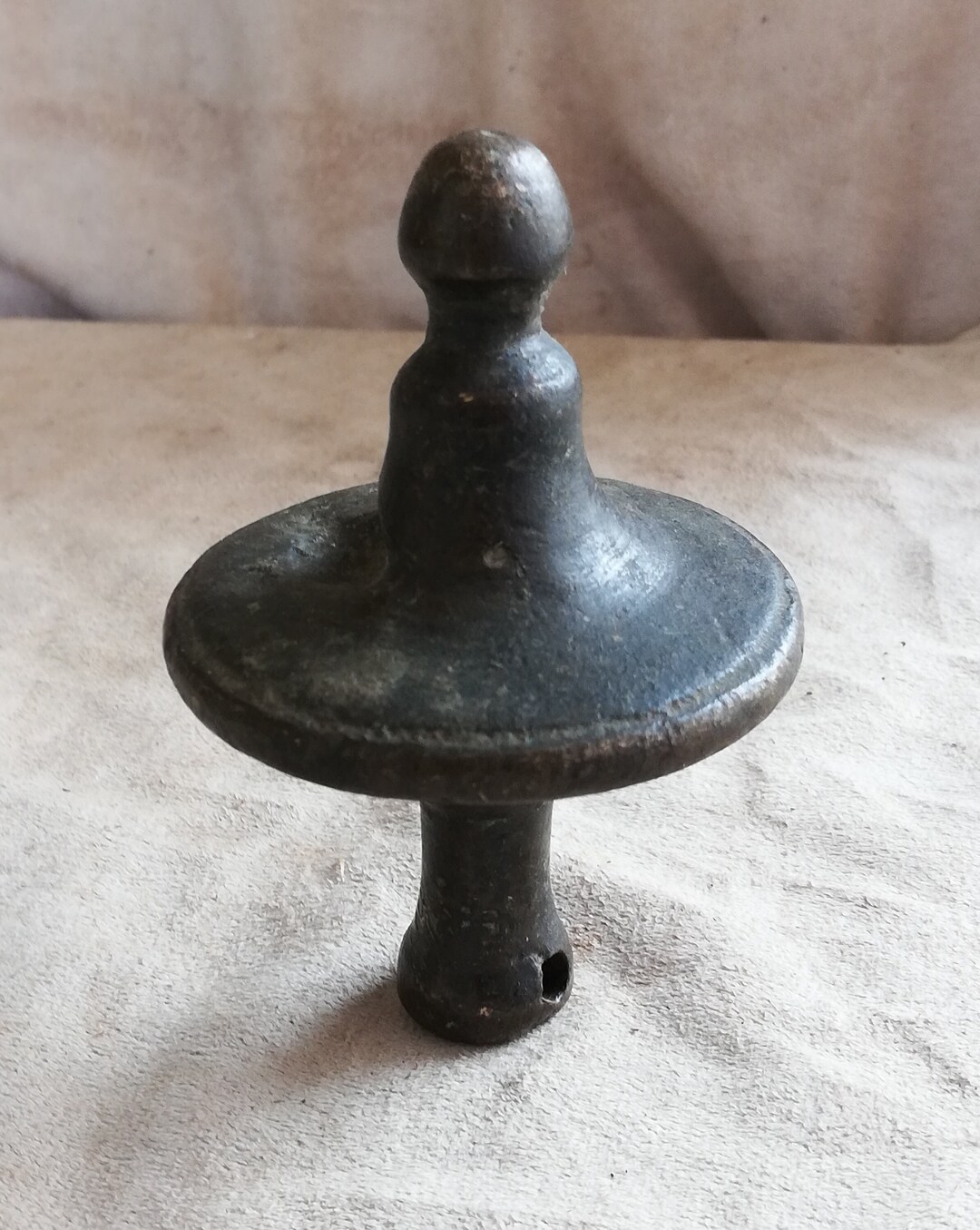 19th C, Ottoman Turkish Antique Bronze Plumb Bob in UFO Shape ...
