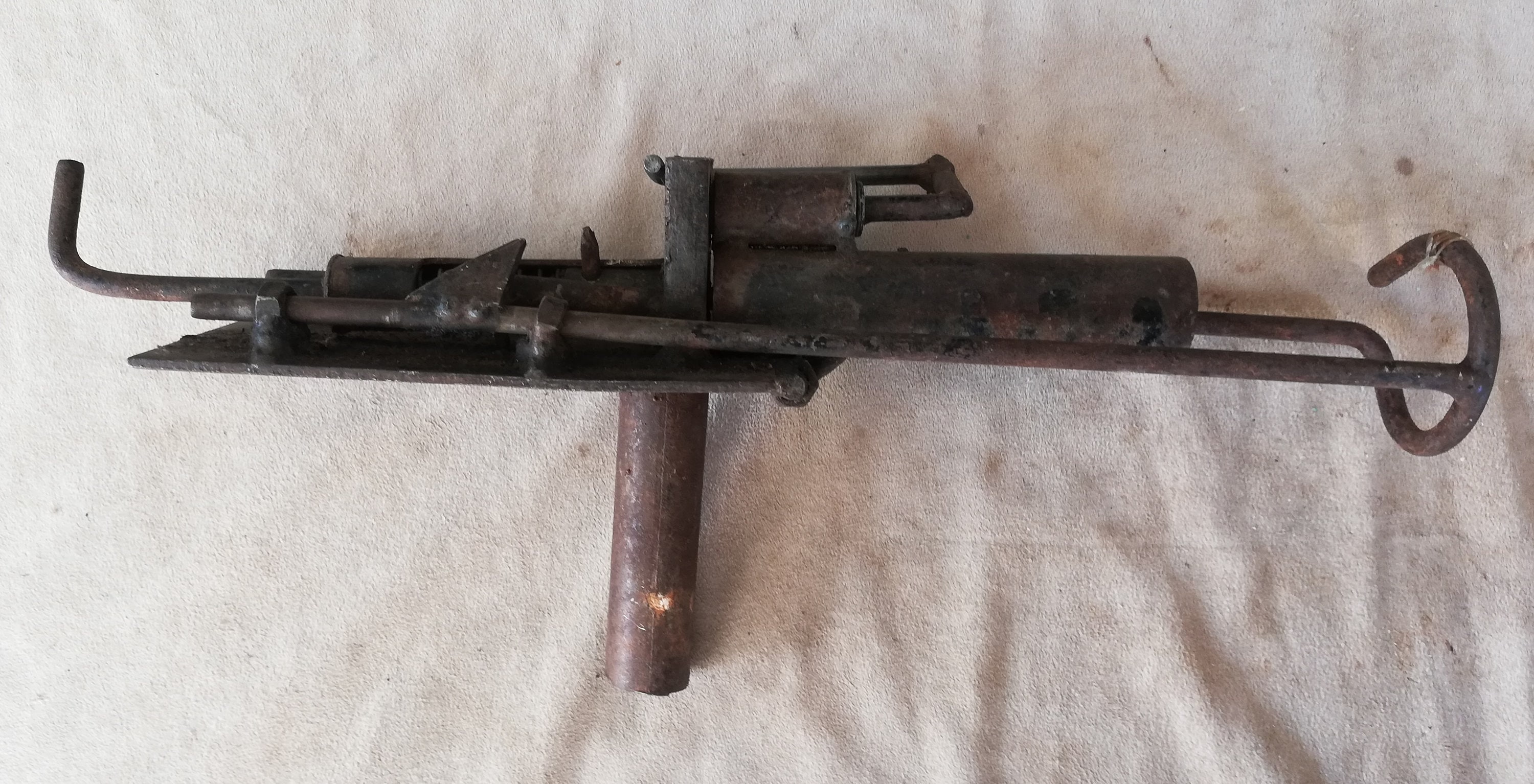 Turkish Primitive Mole / Rodent Gun Trap W/ a Firing System Collectable ...