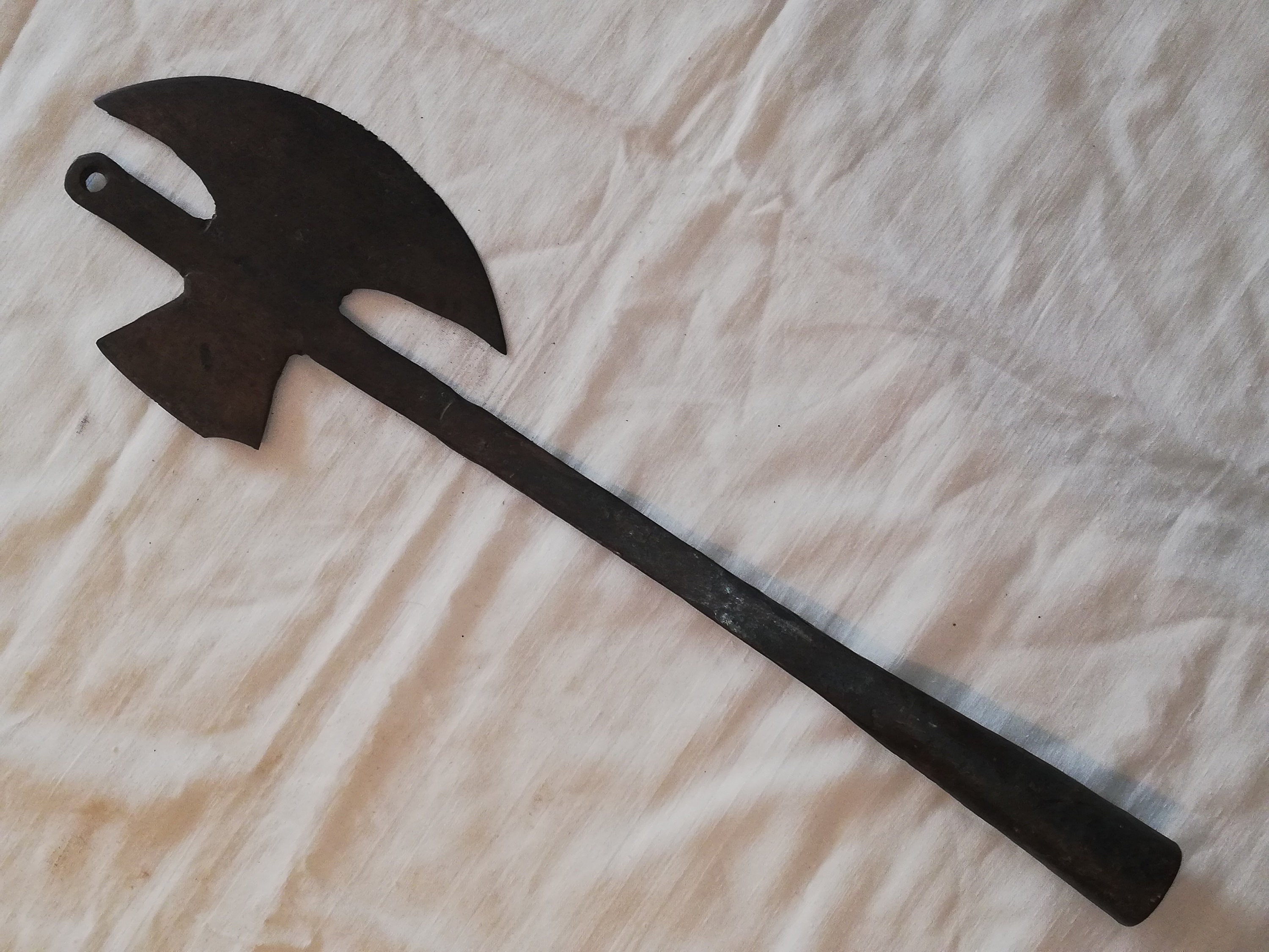 Mid Century, Turkish Axe Made From One Piece of Forged Iron Hand Made ...