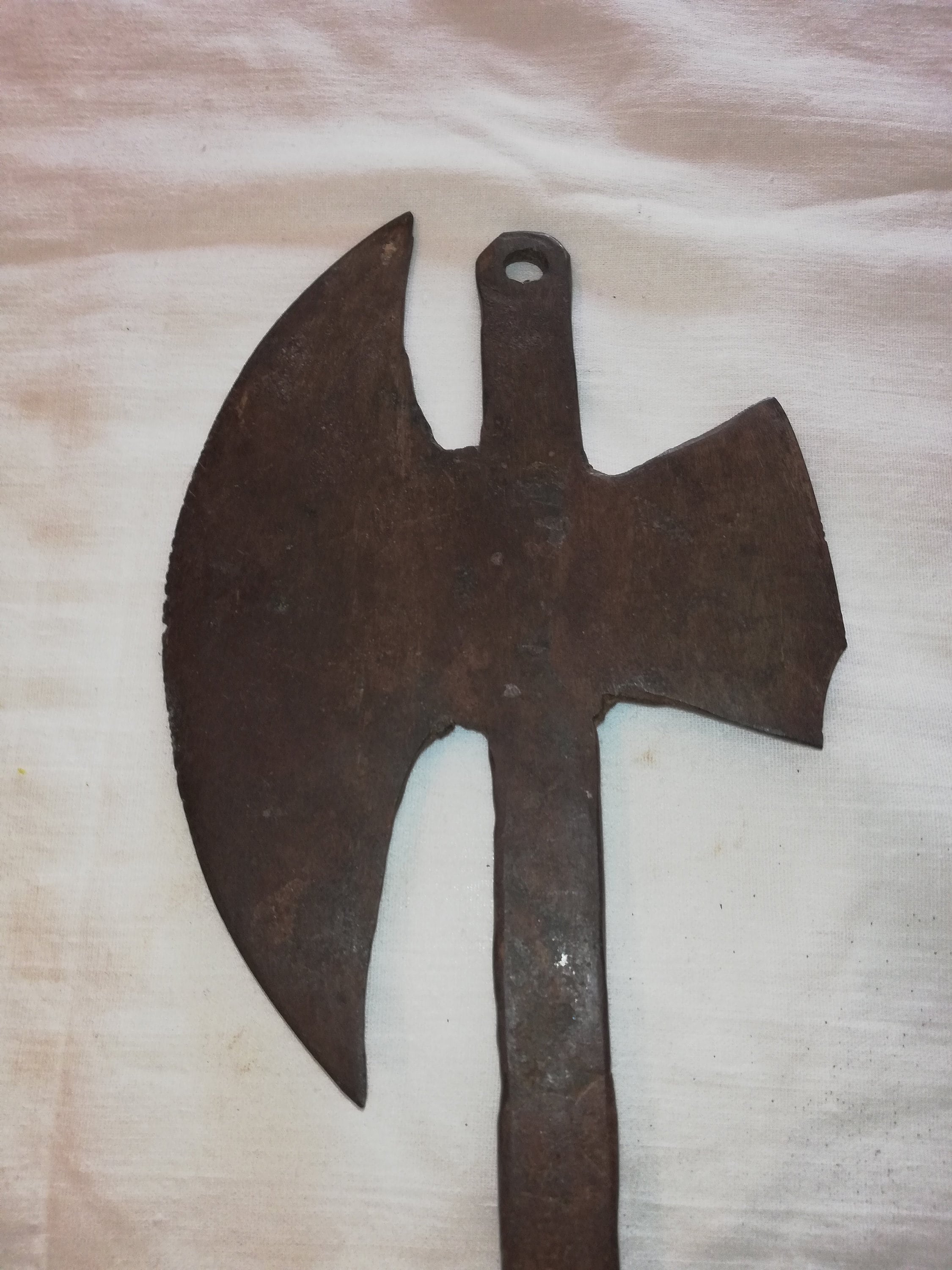 Mid Century, Turkish Axe Made From One Piece of Forged Iron Hand Made ...