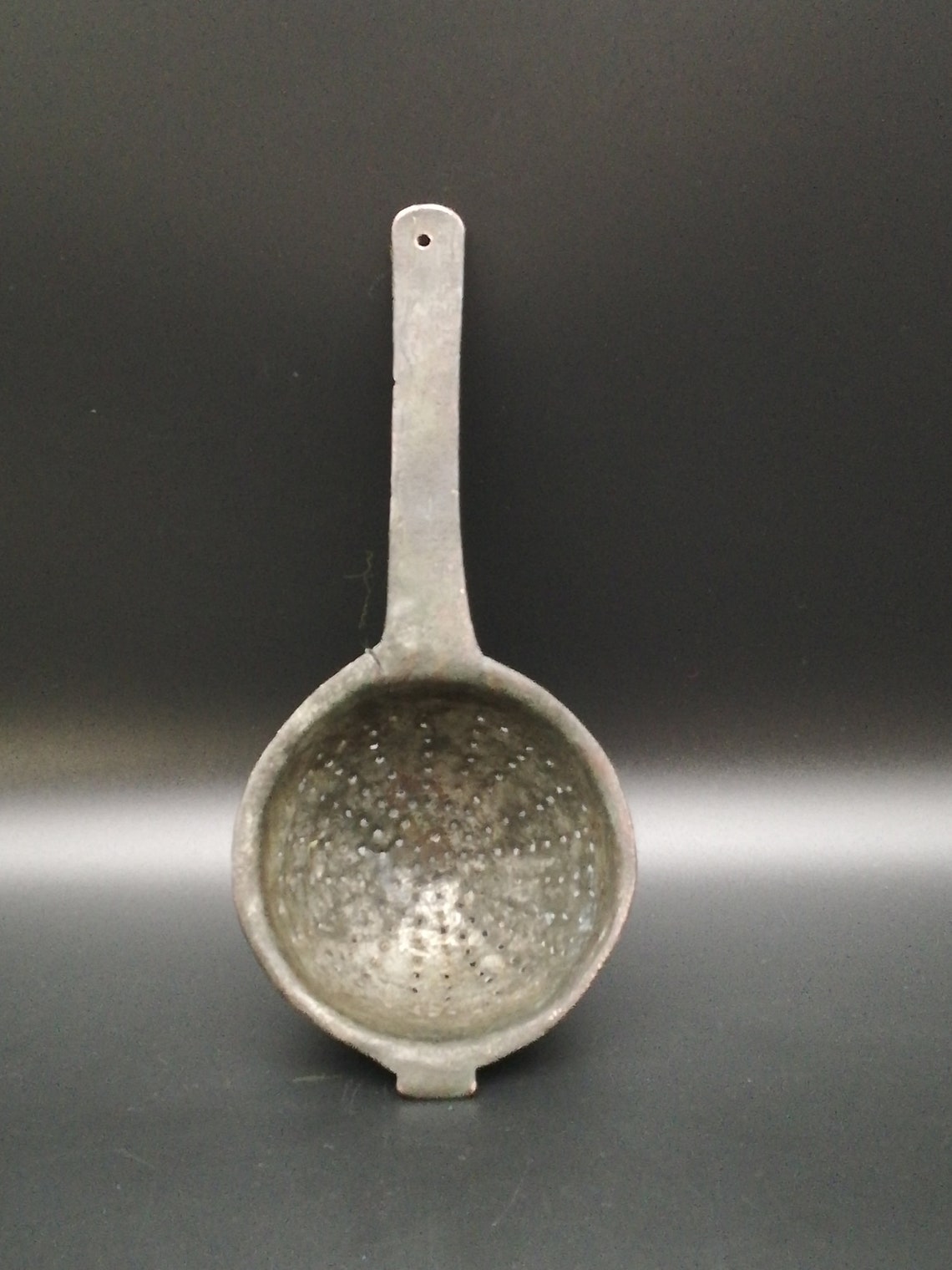 19th C., Antique Copper Sieve - Ottoman Turkish Hand Made Copper Tea ...