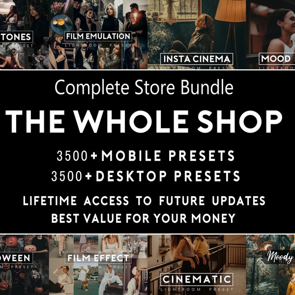 Entire Shop Preset - Etsy