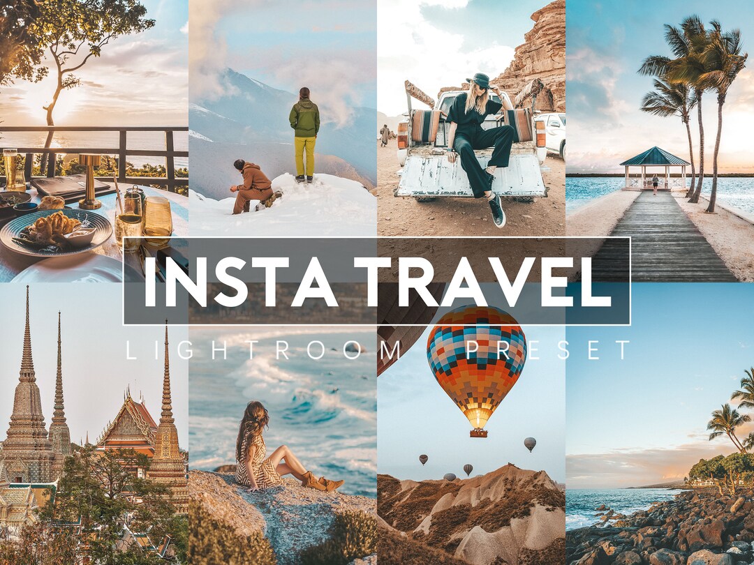 Travel Lightroom Presets: Mobile & Desktop Instagram Filters (digital ...