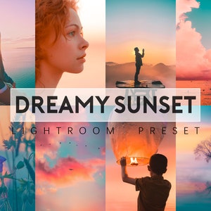 SUNSET PRESET BUNDLE, Dreamy Presets, Digital Travel Preset Bundle of ...