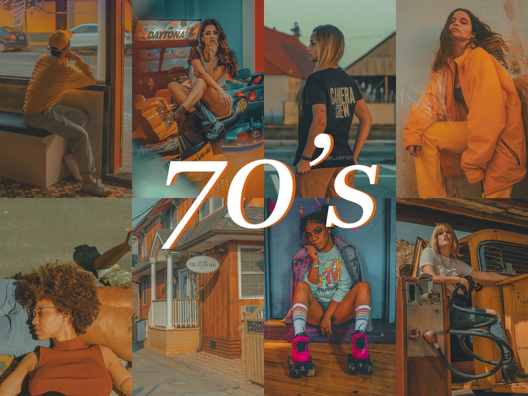 25 Retro 70s Lightroom Presets, Vintage Film Filters (digital Download ...