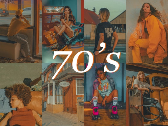 25 Retro 70s Vibes Lightroom Presetsvintage Aestheticretro | Etsy