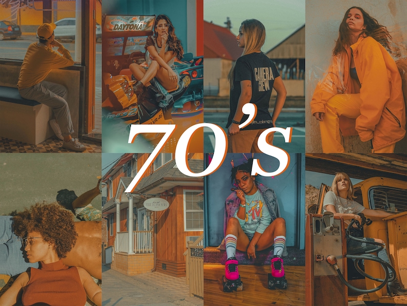 25 Retro 70s Vibes Lightroom Presetsvintage Aestheticretro - Etsy