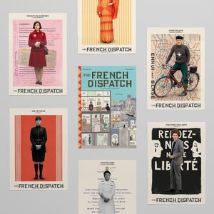 The French Dispatch Character Mini Poster - Etsy