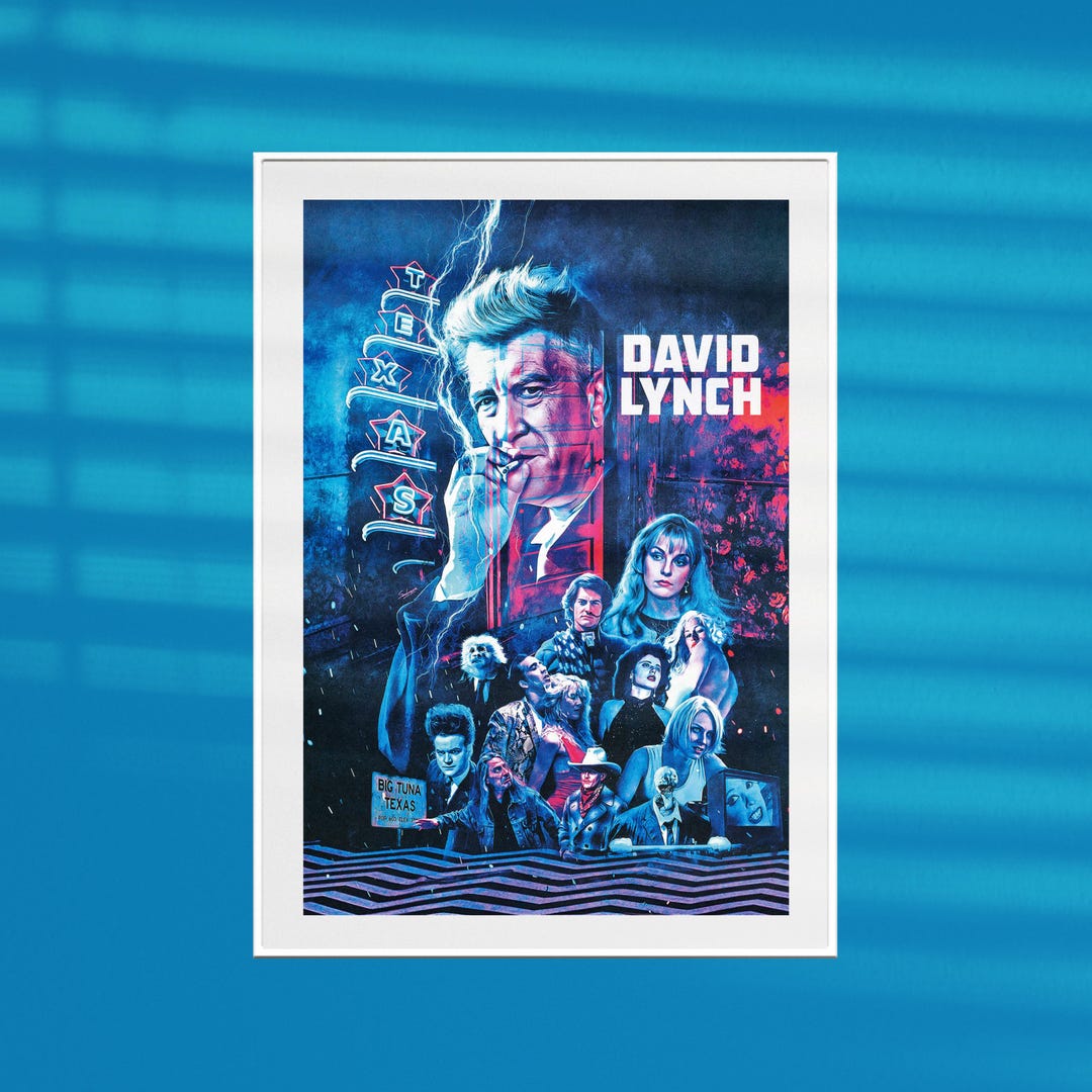 David Lynch - Character Movie Poster - Wall Art Decor - Etsy