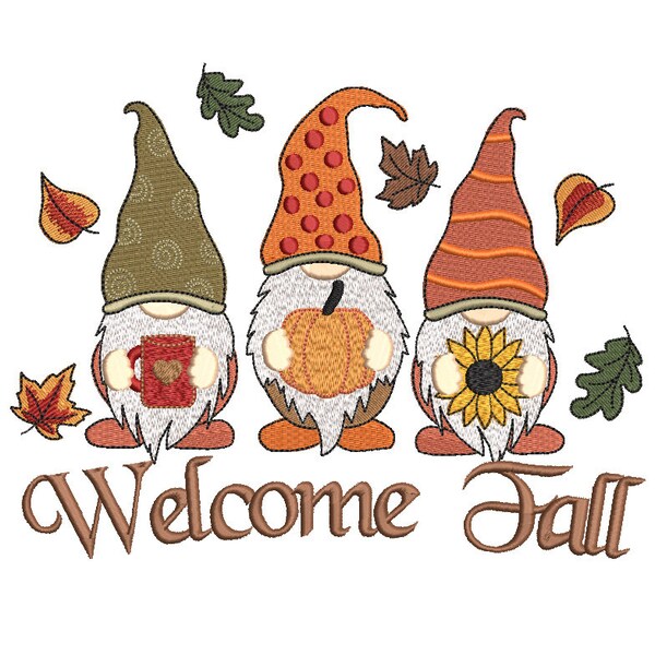 Fall Embroidery - Etsy