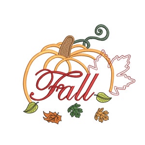 Hello Fall, Machine Embroidery Design - Etsy