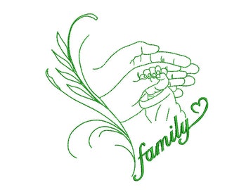 Human Hand and Dog's Paw Machine Embroidery Design - Etsy