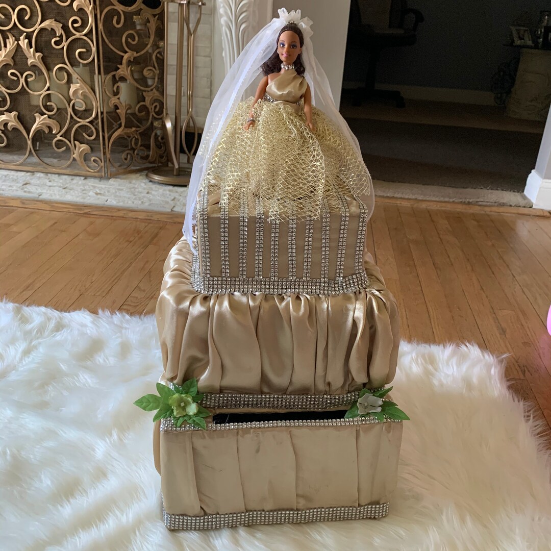 Bride Card Box - Disney Princess Card Box - Gold Princess Card Box for ...