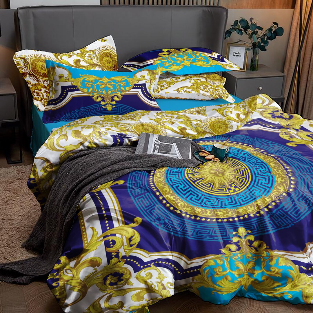 Satin Baroque Vintage Bedding Cover Set 3/4 Pcs From Faux Silk or ...