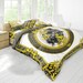 Duvet Cover Set Baroque Black-yellow Bedding Set | the Beauty of Faux ...