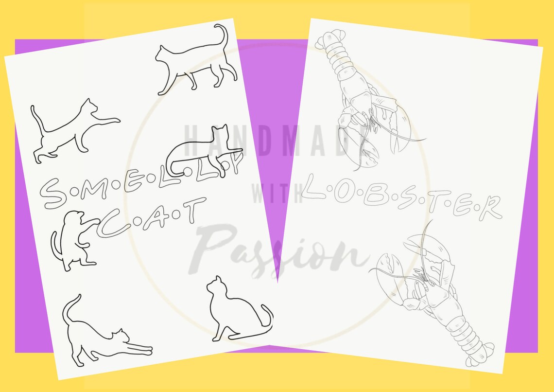 Friends Tv Show Coloring Pages Book | Etsy