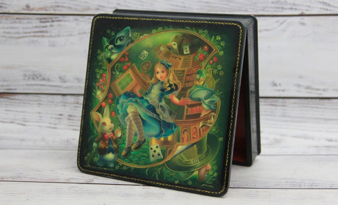 Big Size Ukrainian Lacquer Box, Palekh Art Painting School, Fairy Tale ...