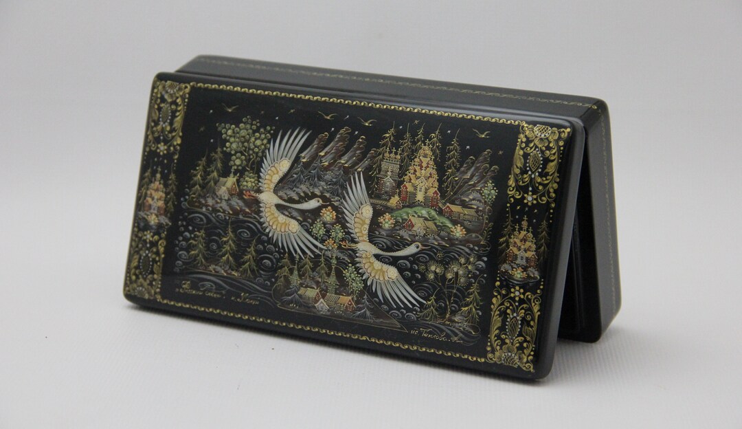 Ukrainian Lacquer Box Kholuy Art Painting School - Etsy