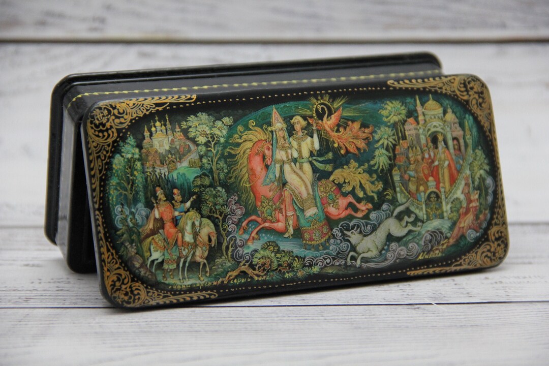MADE IN UKRAINE Ukrainian Lacquer Box, Palekh Art Painting School ...