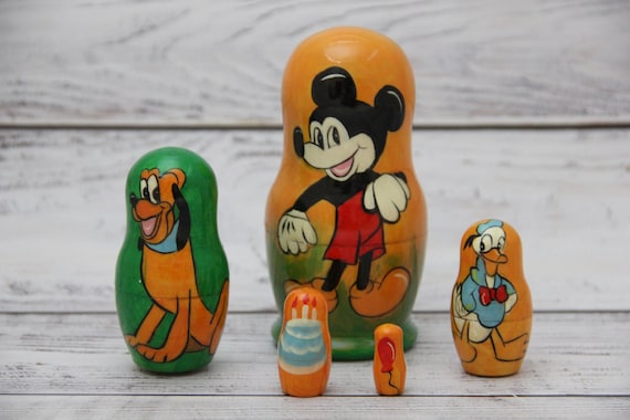 Toys The Simpsons Cartoon Heroes Russian Nesting Doll 4.13 or 10.5 cm ...