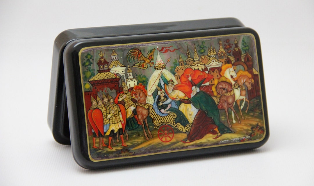 MADE IN UKRAINE Ukrainian Lacquer Box Palekh Art Painting - Etsy