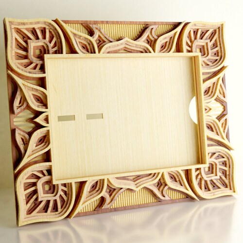 Multilayer Photo Frame DXF File / Laser Cut Photo Frame/ Wall - Etsy