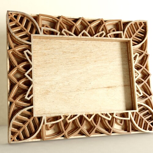 Multilayer Photo Frame DXF File / Laser Cut Photo Frame/ Wall | Etsy
