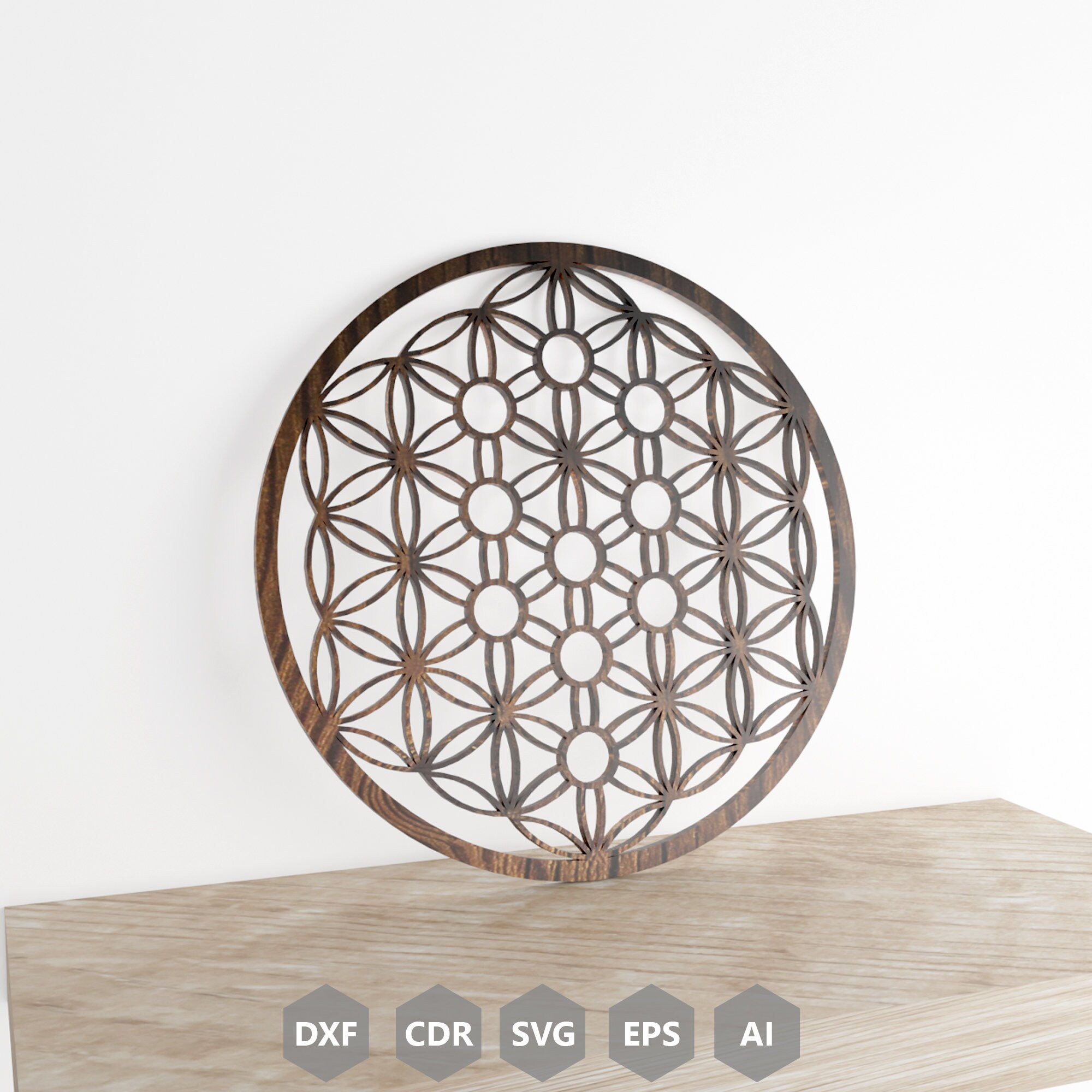 Blume des Lebens Baum des Lebens DXF Datei / SVG Datei / | Etsy