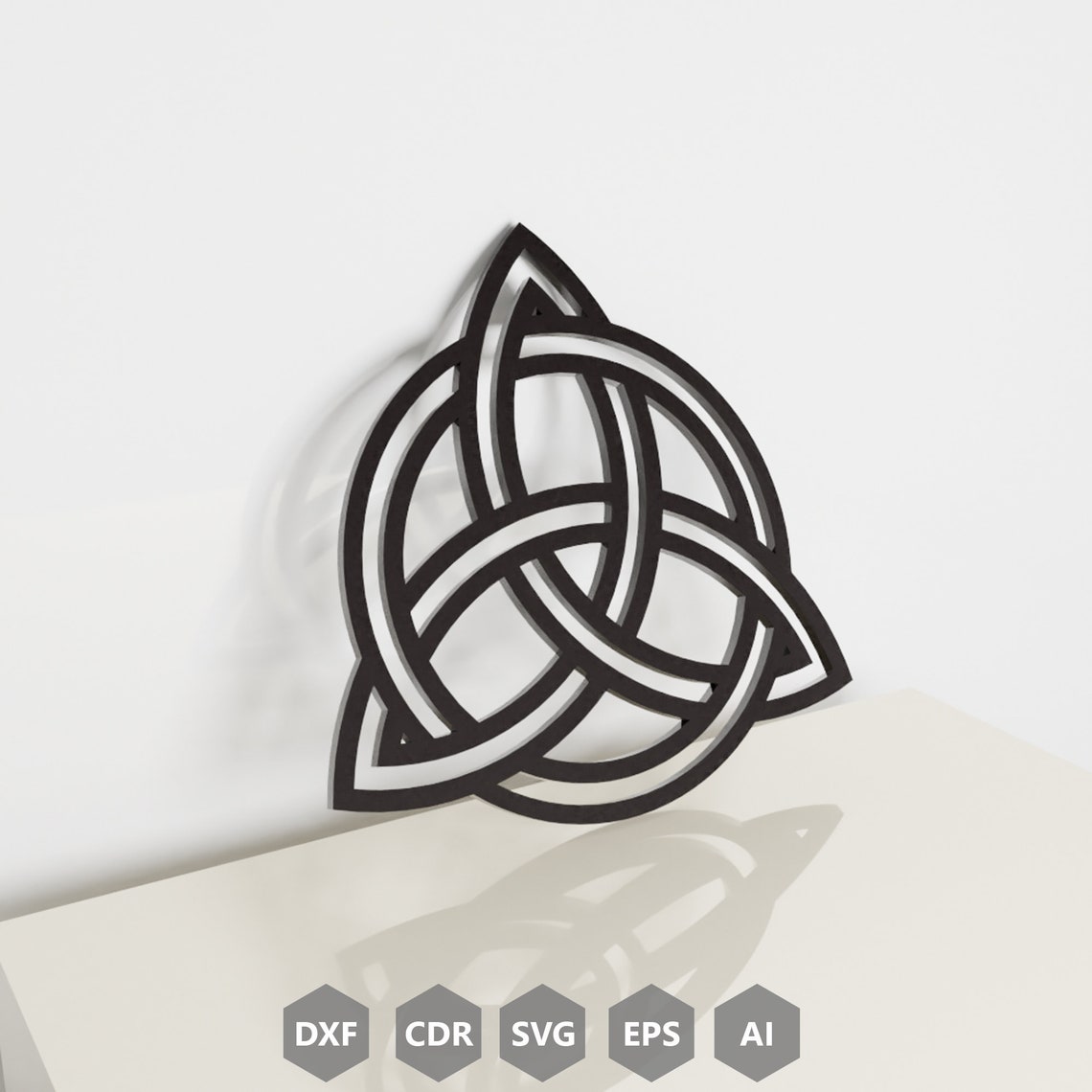 Keltische Knoten Symbol Dxf Datei Svg Vorlage für Laser | Etsy