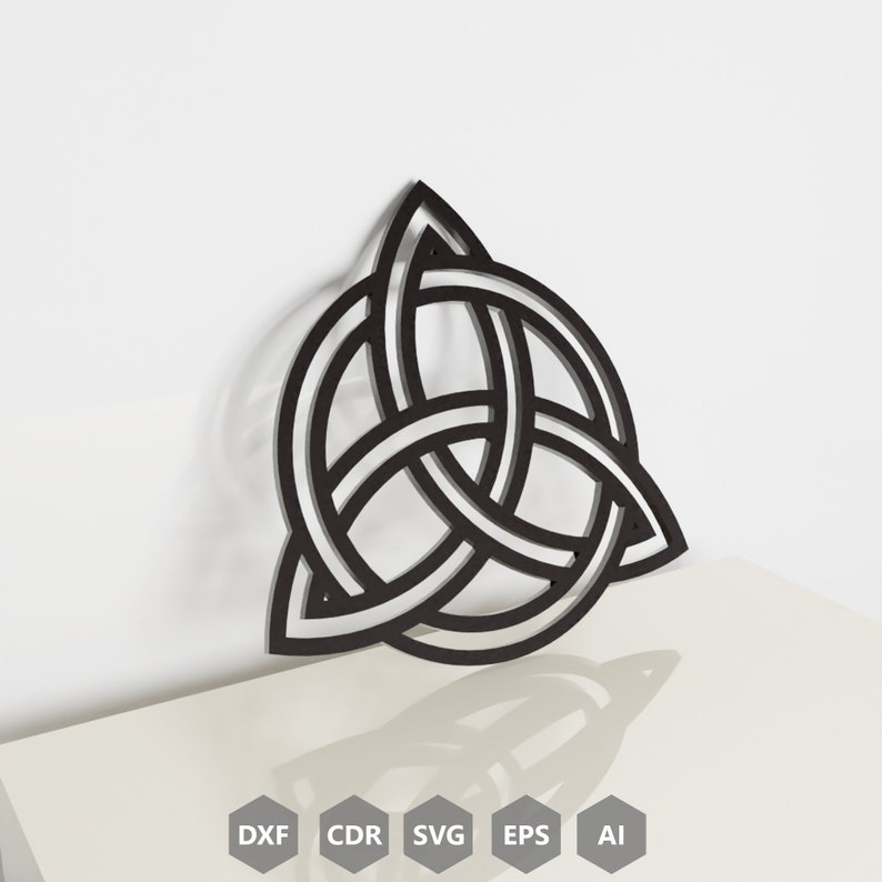 Celtic Knot Symbol Dxf File Svg Template for Laser Cutting Cnc - Etsy