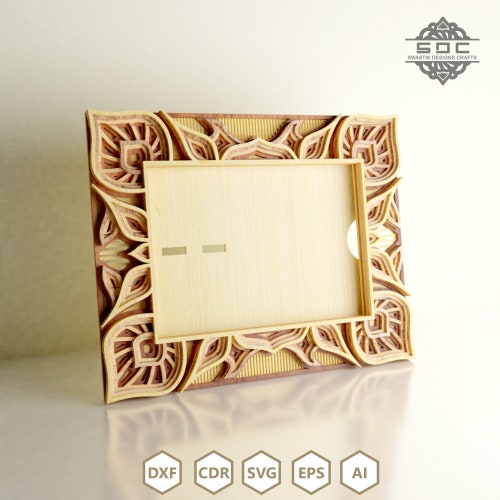 Multilayer Photo Frame DXF File / Laser Cut Photo Frame/ Wall - Etsy