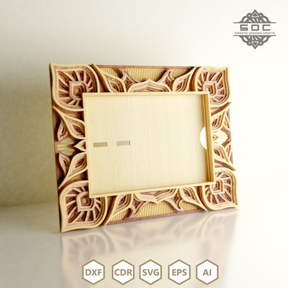 Multilayer Photo Frame F-09 DXF File/ Wall Décor/ CNC Files/ | Etsy
