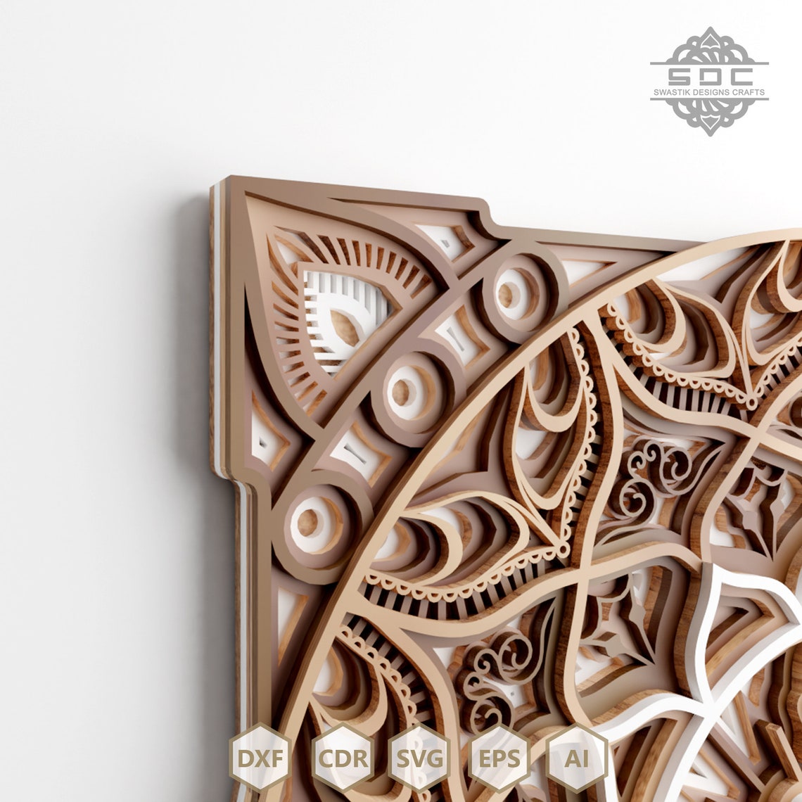 Buddha Mandala DXF File/ Laser Cut File/ Wood Cutting Files/svg ...