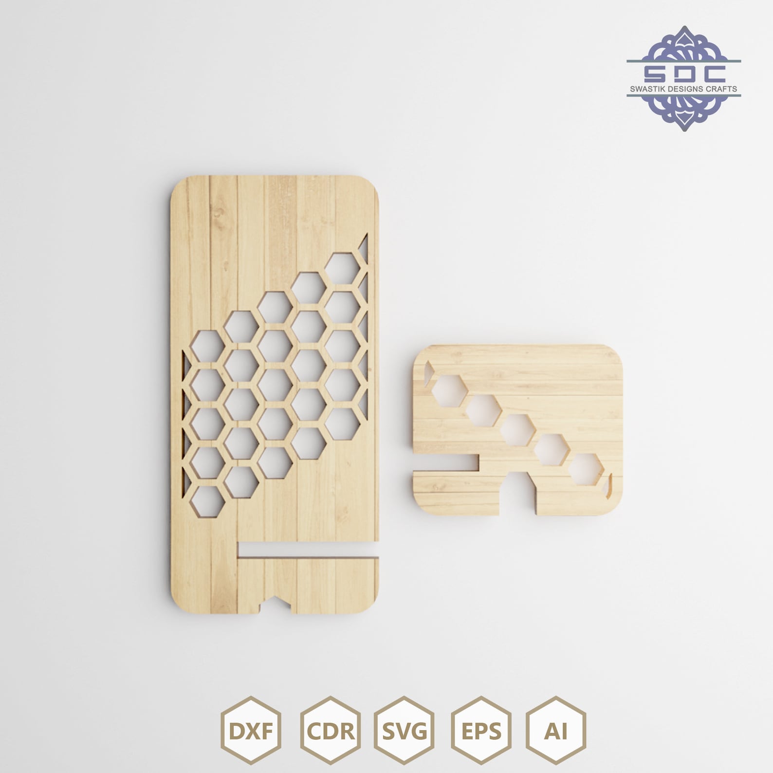 Cellphone Stand Dxf Files Svg Template for Laser Cutting | Etsy