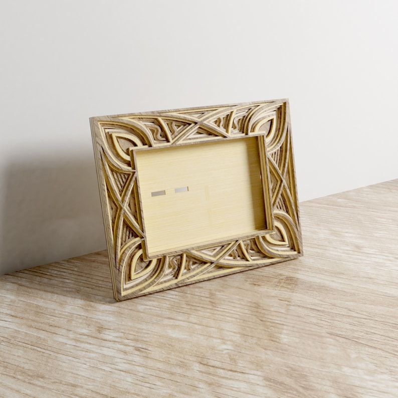 Multilayer Photo Frame DXF File Laser Cut Photo Frame 04 Wall - Etsy