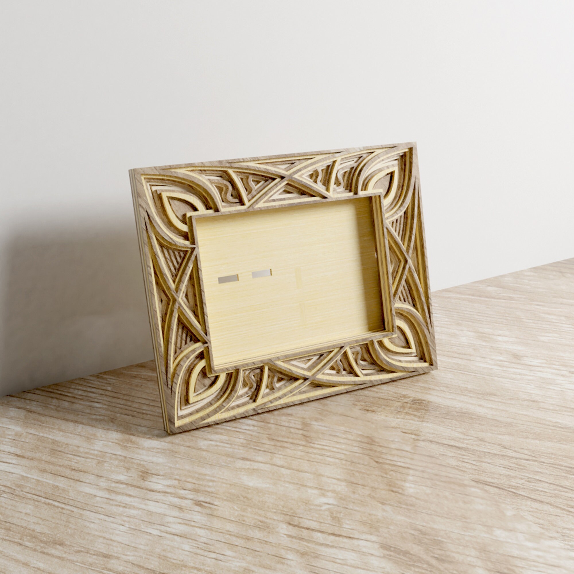 Multilayer Photo Frame DXF File Laser Cut Photo Frame 04 Wall - Etsy