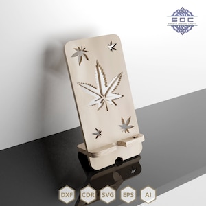 Cellphone Stand M02 Dxf Files Svg Template for Laser Cutting Cnc ...