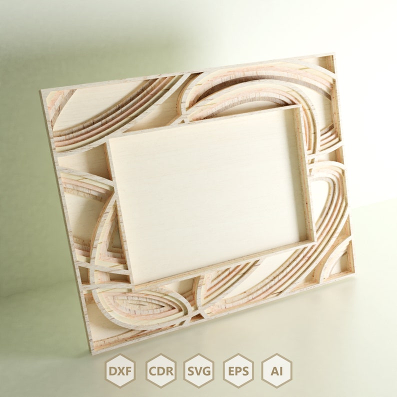 Multilayer Photo Frame DXF File / Laser Cut Photo Frame/ Wall | Etsy