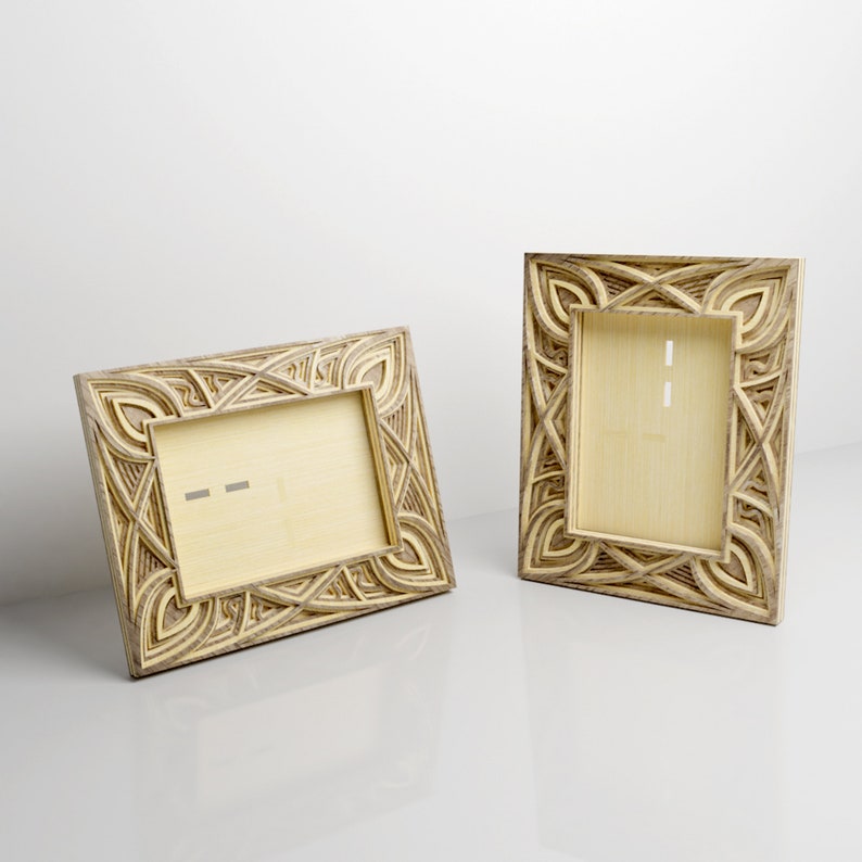 Multilayer Photo Frame DXF File Laser Cut Photo Frame 04 Wall - Etsy