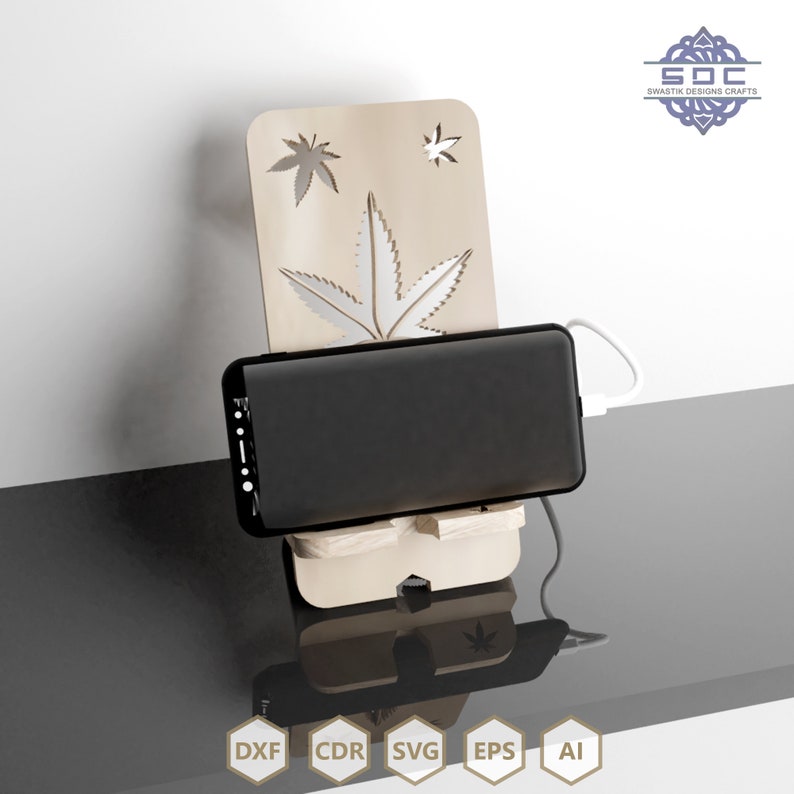Cellphone Stand M02 Dxf Files Svg Template for Laser Cutting Cnc ...