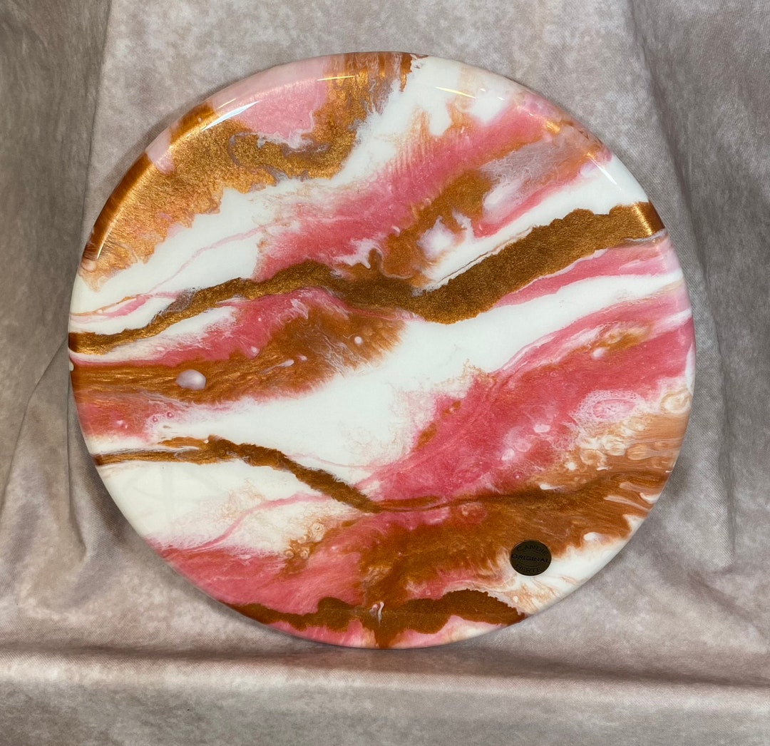 15 Epoxy Resin Charcuterie Board, blush of Copper Romance by Candie ...