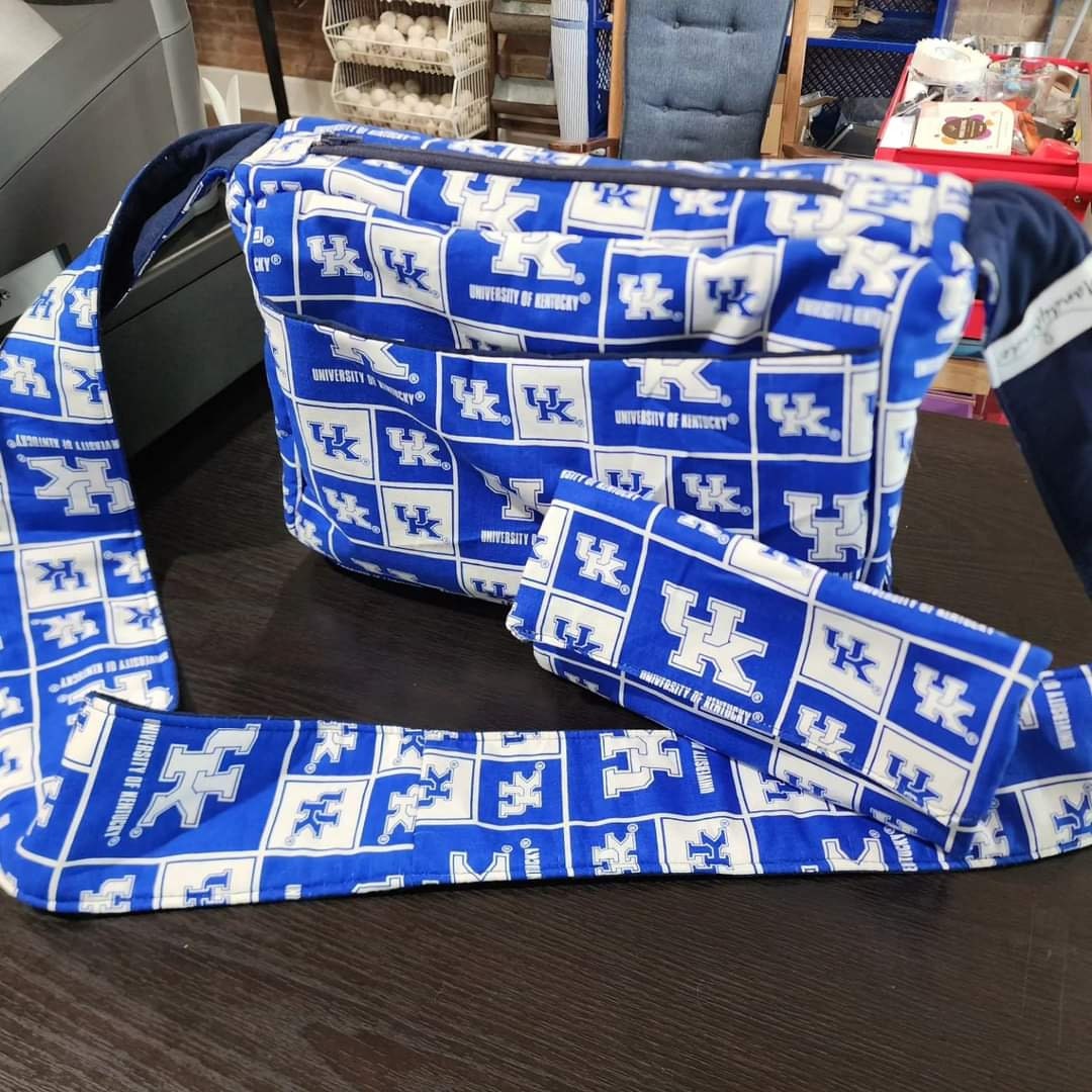 University of Kentucky Checkered Crossbody Shoulder Bag Set - Etsy