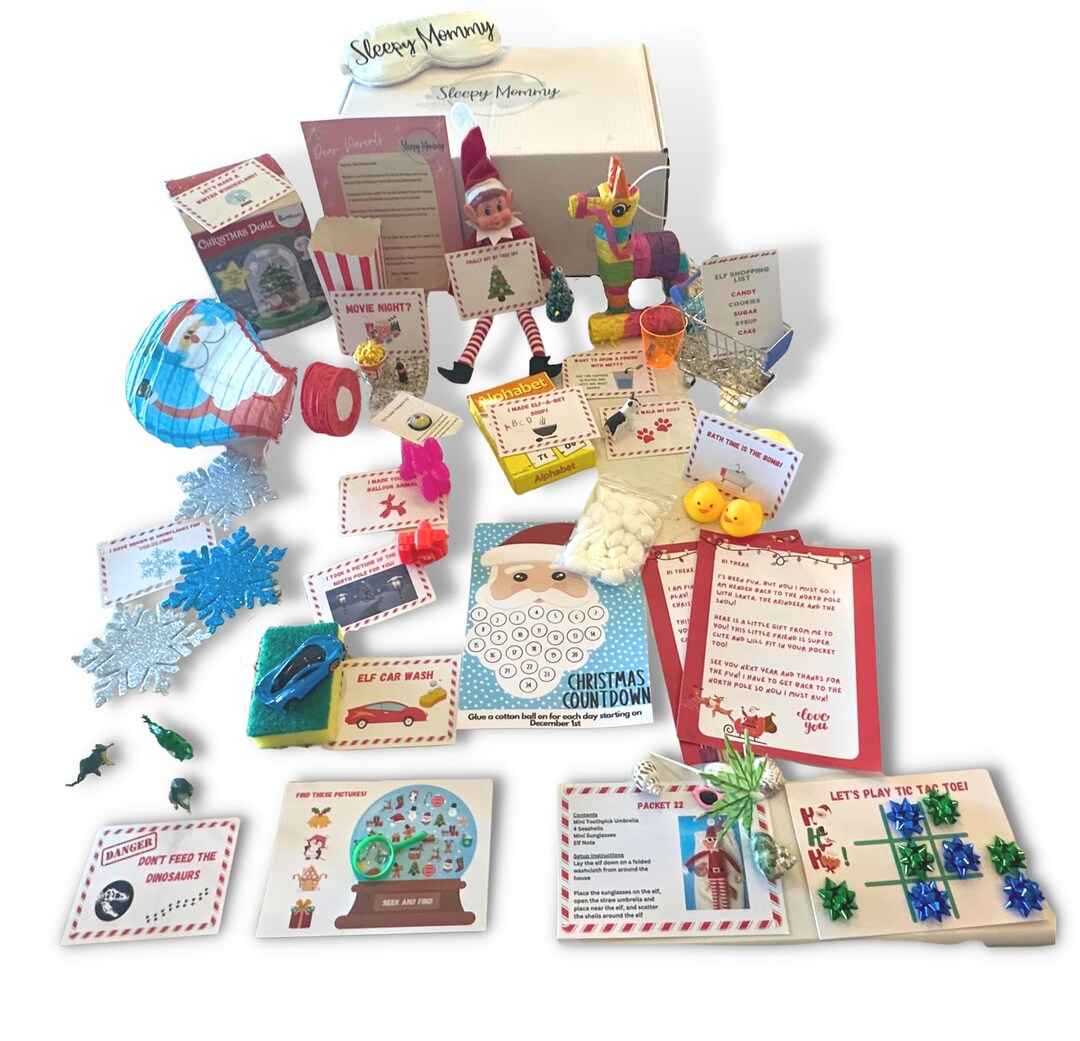 Elf Props, Elf Accessories, Elf Letters, Elf Games, Elf Kit 2023, Kit ...