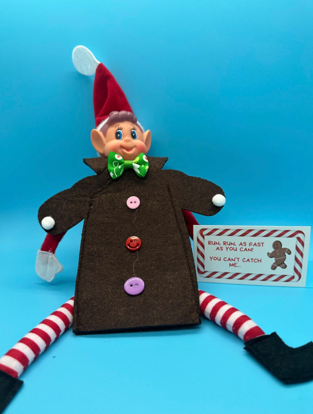 Elf Doll Costume, Elf Doll Clothes, Elf Doll Outfit, Elf Gingerbread ...