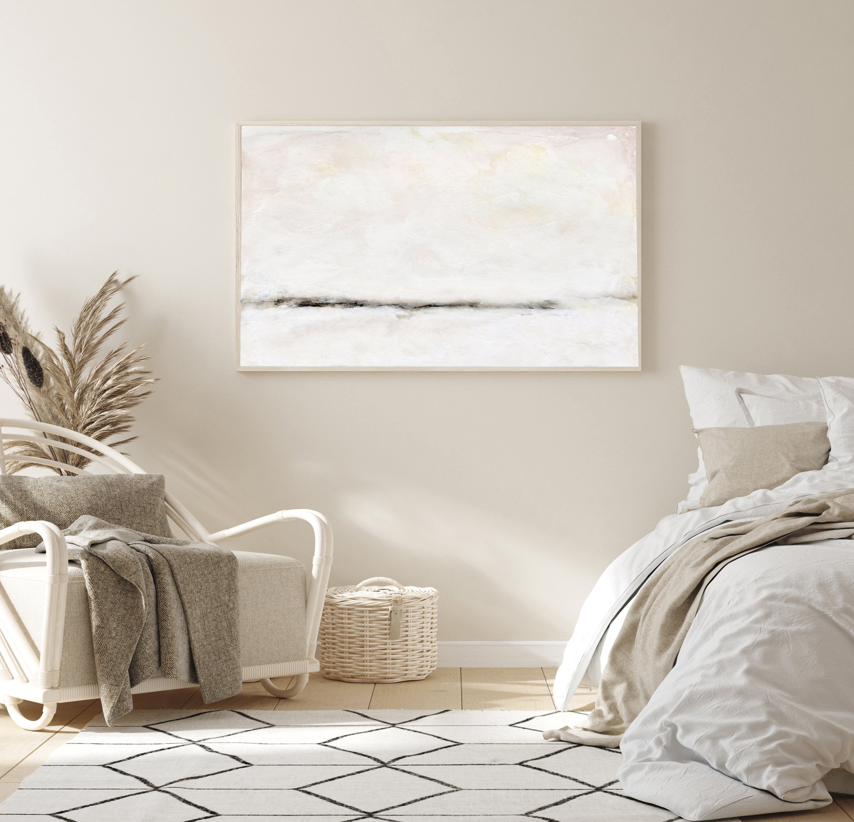 Samsung Frame Tv Abstract Paint,minimalist Art Frame Tv,digital ...