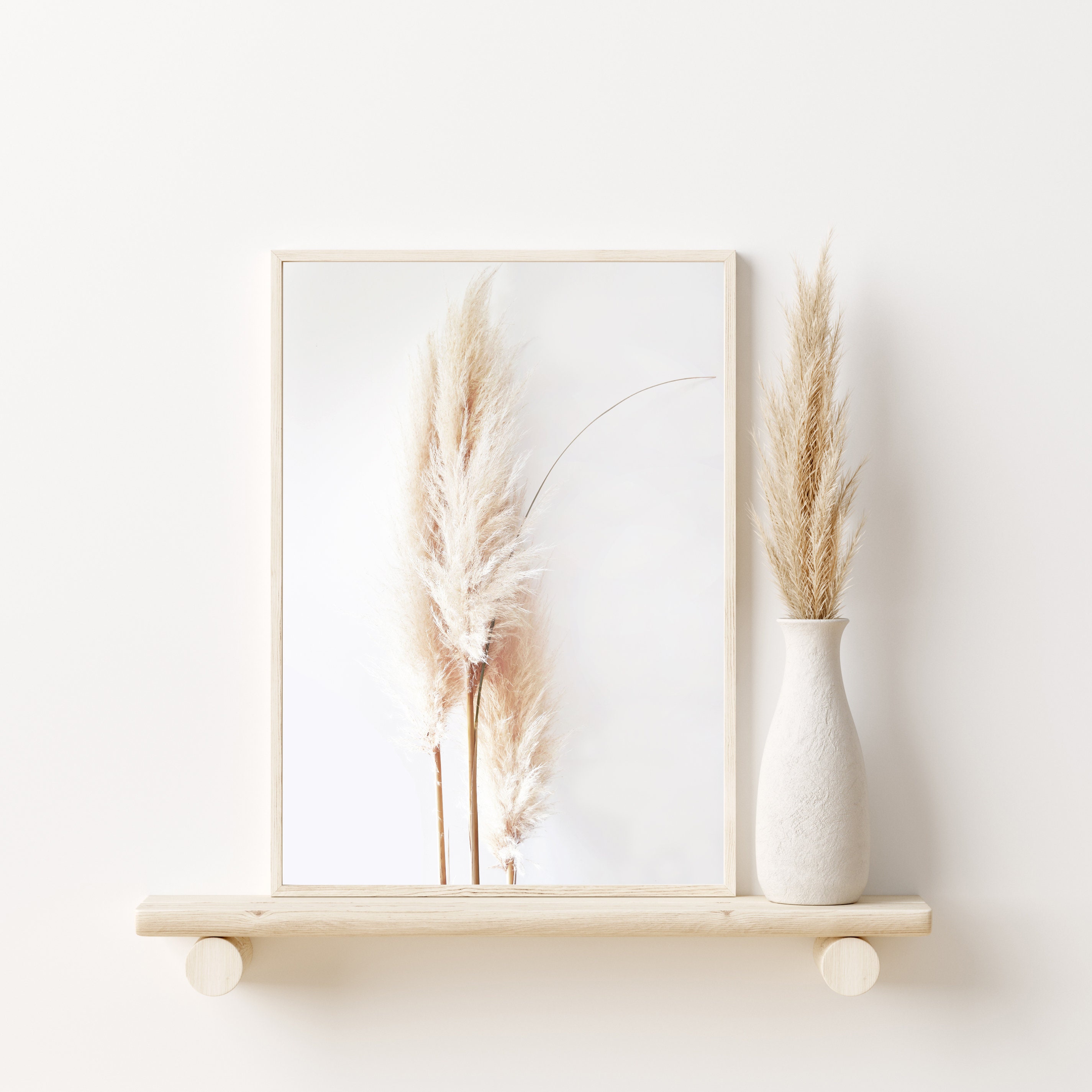 Pampas Grass Decor Print - Printable Wall Art - Pampas Printable, Beach ...
